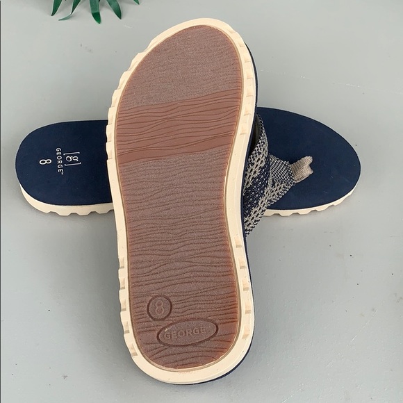George | Shoes | Mens Knit Flip Flop New | Poshmark